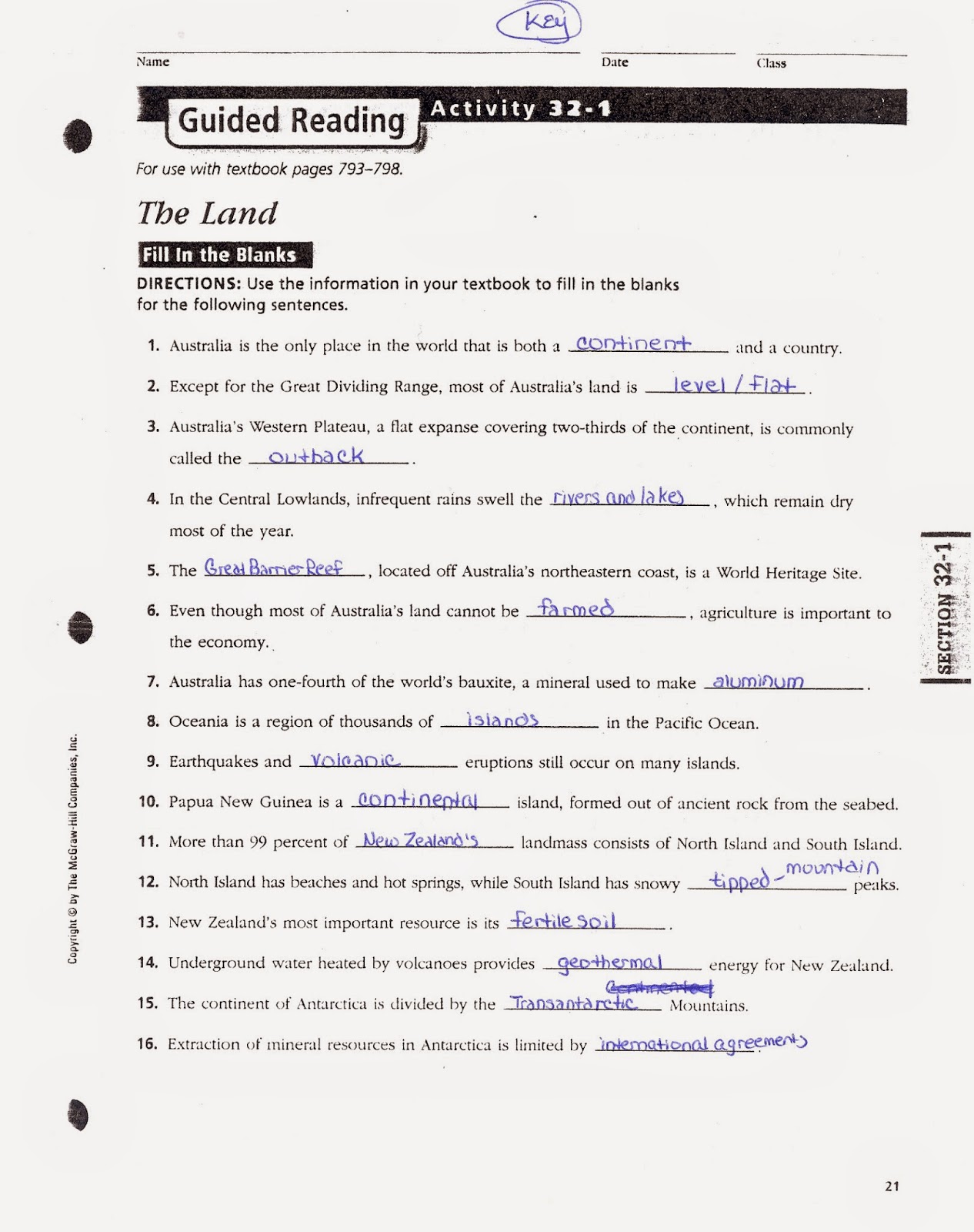 Mr. E's World Geography Page: Chapter 32 - The Physical Geography of ...