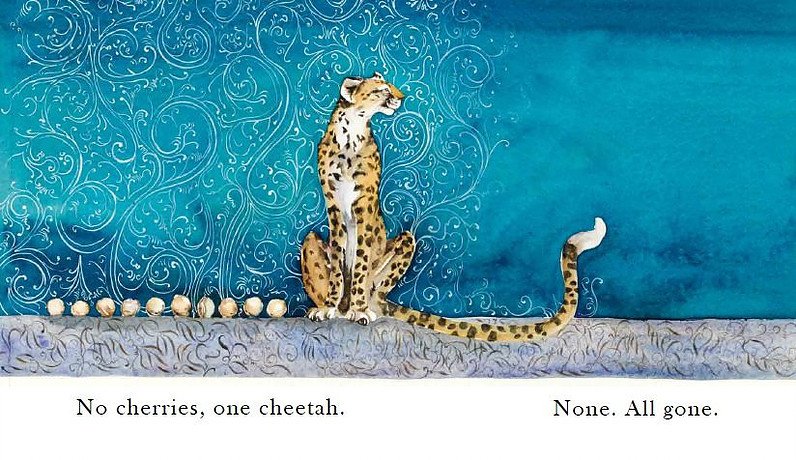 Let's Talk Picture Books: ONE CHEETAH, ONE CHERRY