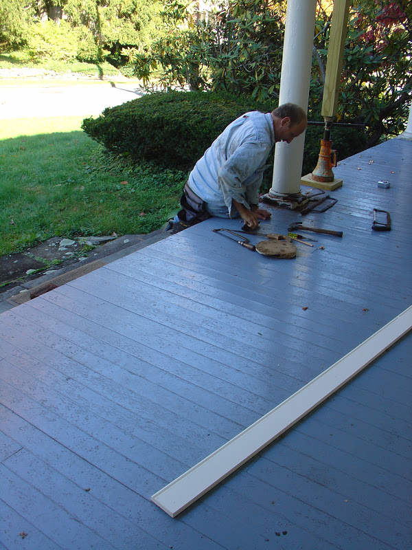 Life at Pugsley: Porch Column Bases 4: On the Way to Done, or, Epoxy ...