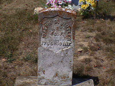 Civil War Headstones: Joseph Butler 175 OH Infantry