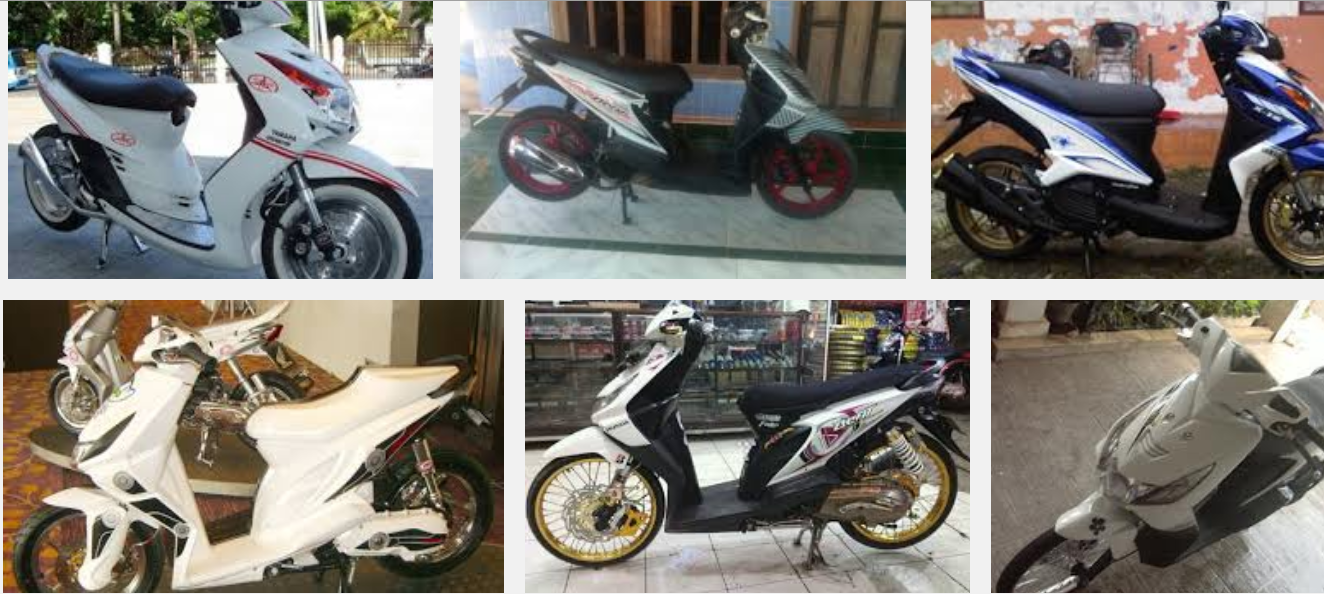 Gambar modifikasi motor honda beat fi standar merah putih velg 17 ...