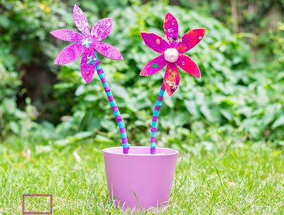Stick Flowers | Munchkins and Mayhem