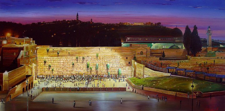 Love For His People: Alex Levin paintings - Israeli artist