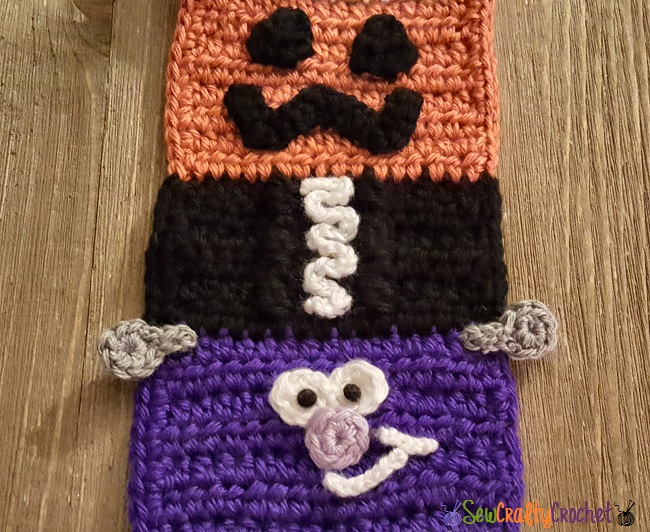 Crochet Halloween Scarf - Sew Crafty Crochet