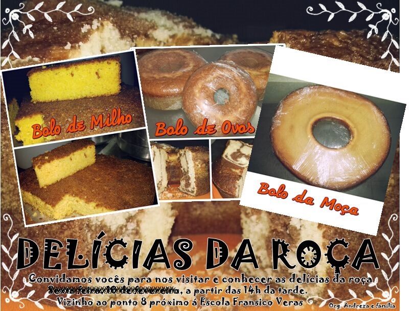 BLOG ALMIR MEDEIROS: VEM SE DELICIAR NO NOVO PONTO DO BOLO - DELICIAS ...