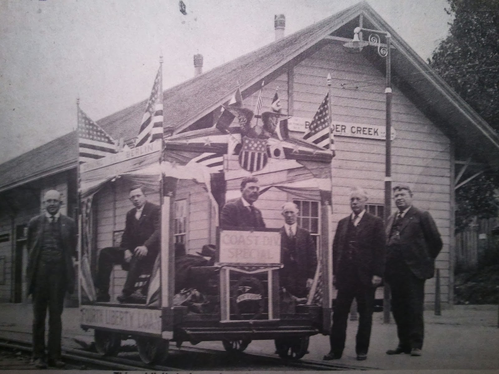Santa Cruz Trains: Railroads of the Monterey Bay: Stations: Boulder Creek