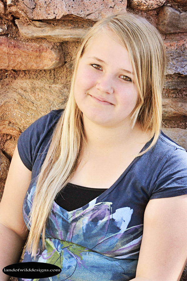 Land of Wild Designs Photography: Solana - 7th Grade Portraits