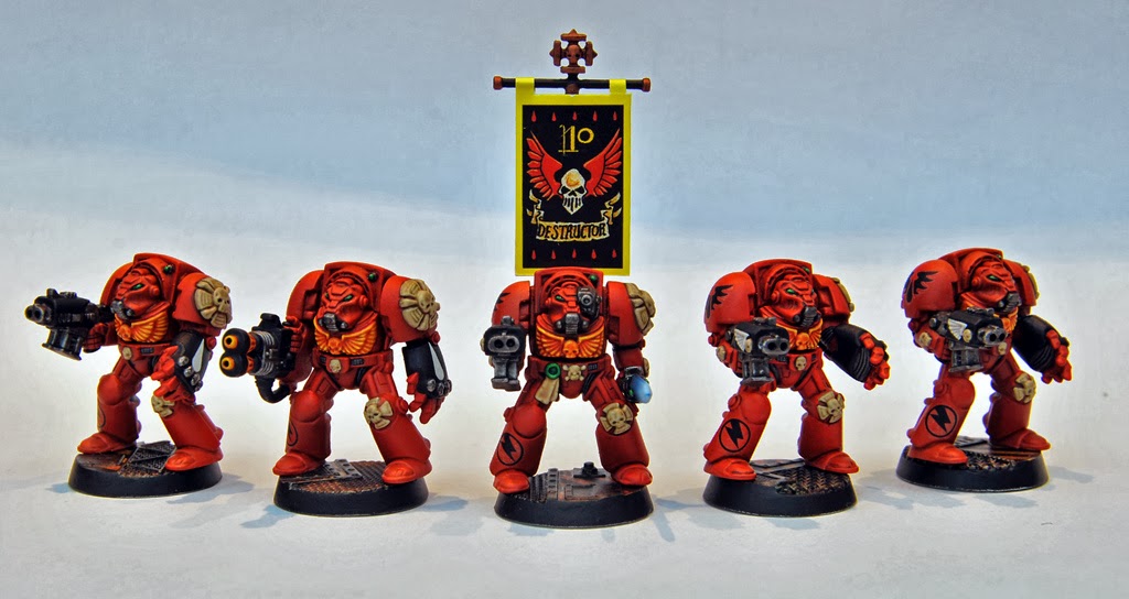 Realms of Miniatures: Space Hulk - 2nd edition - Blood Angels Terminators