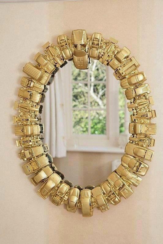 DIY Project: Unique Round Mirror Design Idea ~ Goods Home Design
