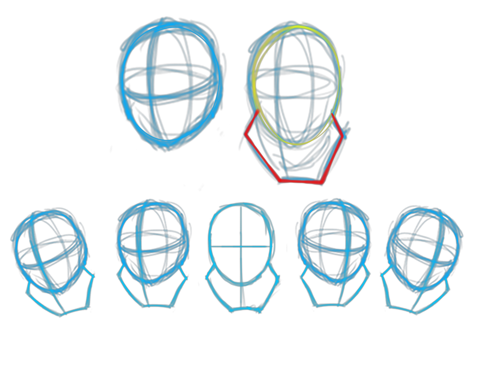 The InkLyne: Principles of Character Design: Head Shapes