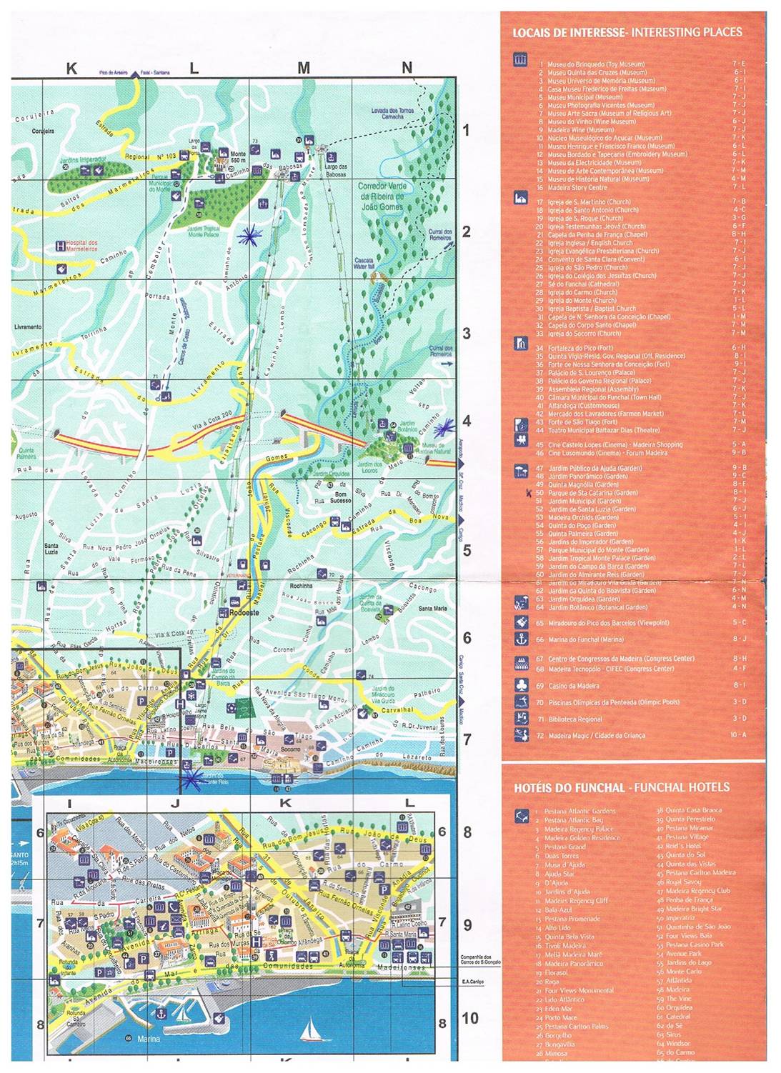 Vai e Vem: Mapa do Funchal
