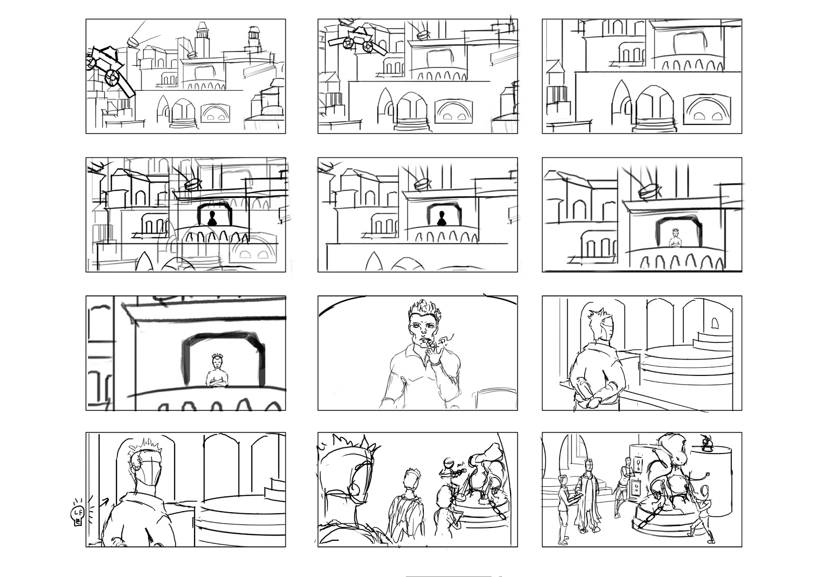 ChrisReillyArt_VisualStorytelling: Storyboards And Final Key moments