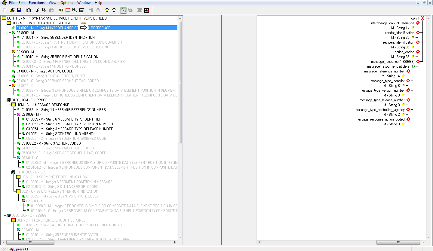 All About Stuff: Sterling B2B Integrator Map EDI/XML EDIFACT CONTRL to XML