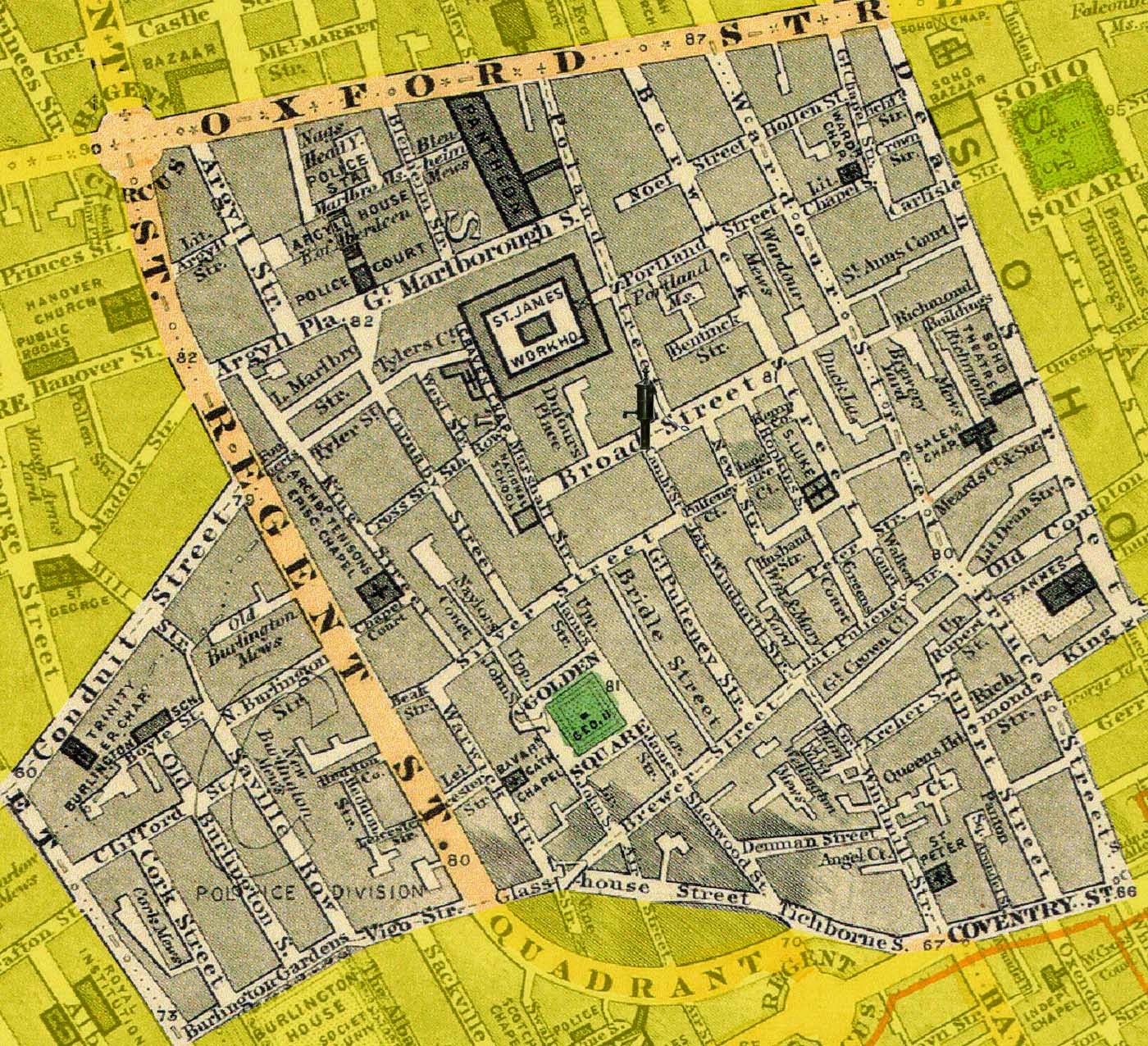 Meridianos: El mapa del cólera de John Snow