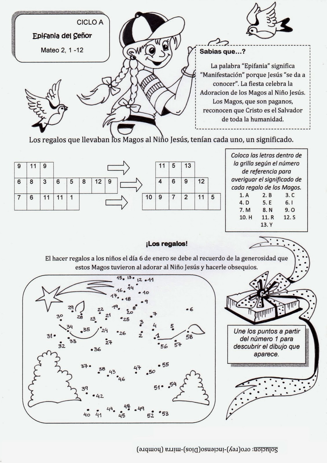 Ejercicio Sobre Los Reyes Magos Para Catesismo