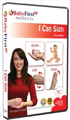 A Lucky Ladybug: Baby First "I Can Sign" DVD Review and Giveaway