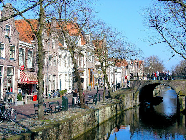 Strolling Through the Village of Edam in The Netherlands