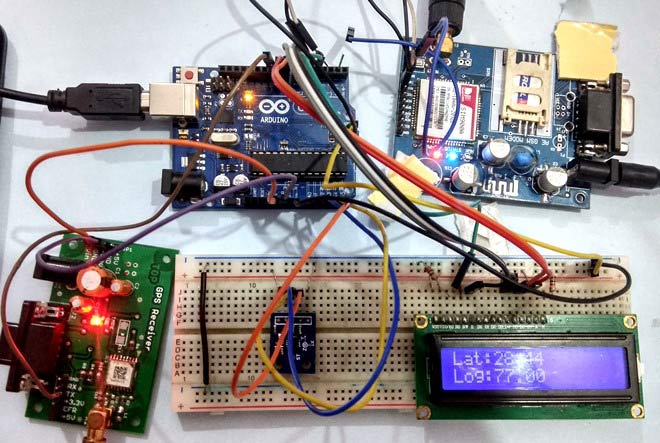 Arduino Based Vehicle Accident Alert System using GPS, GSM and ...