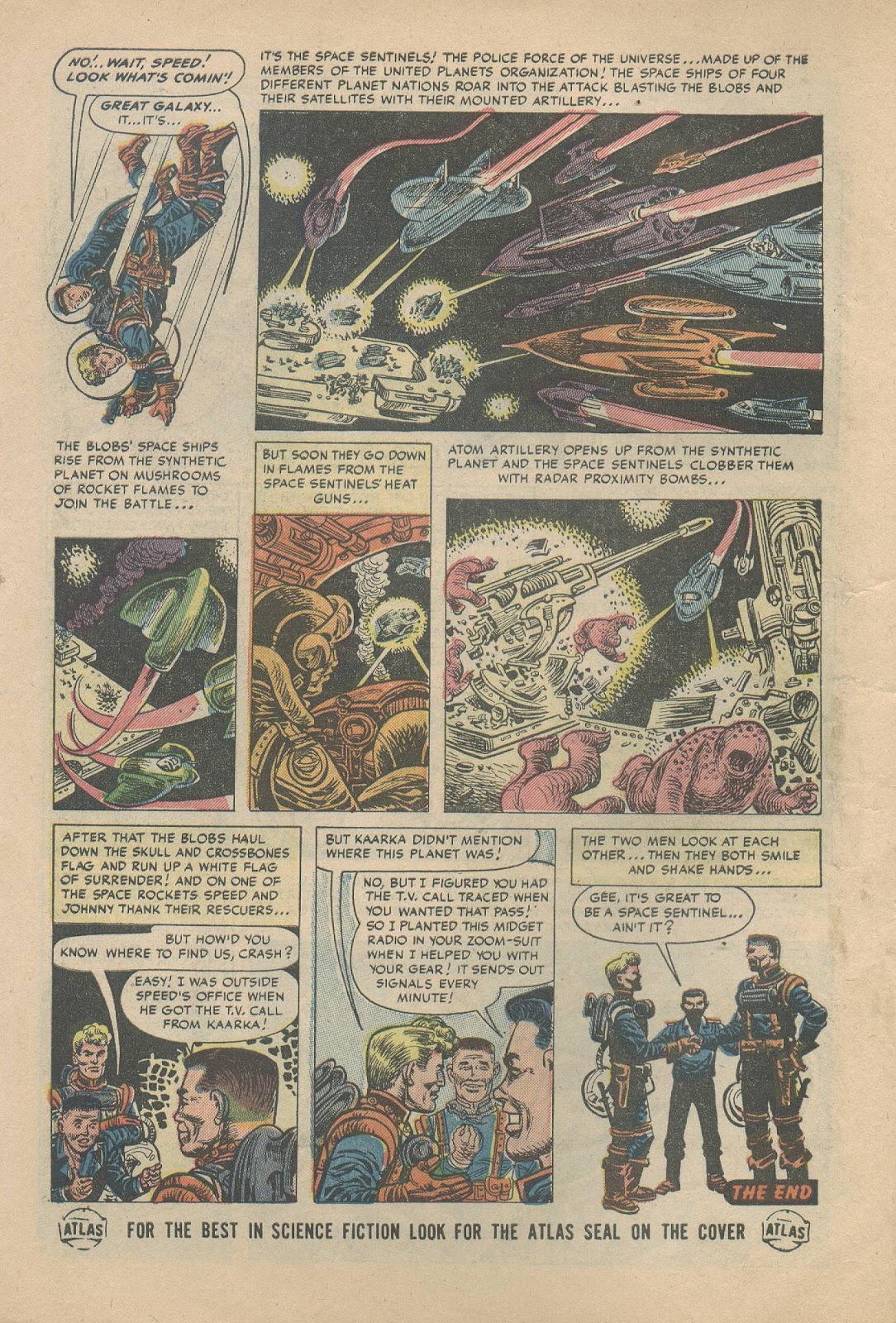 Last of the Spinner Rack Junkies: Speed Carter SPACEMAN by Joe Maneely 1953