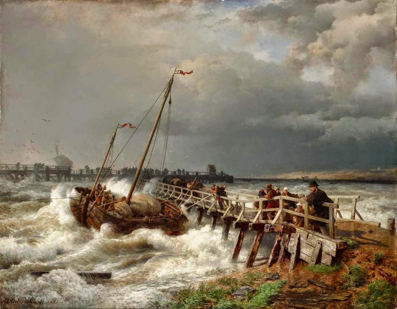 Andreas Achenbach ~ The Dusseldorf School of painting | Tutt'Art ...