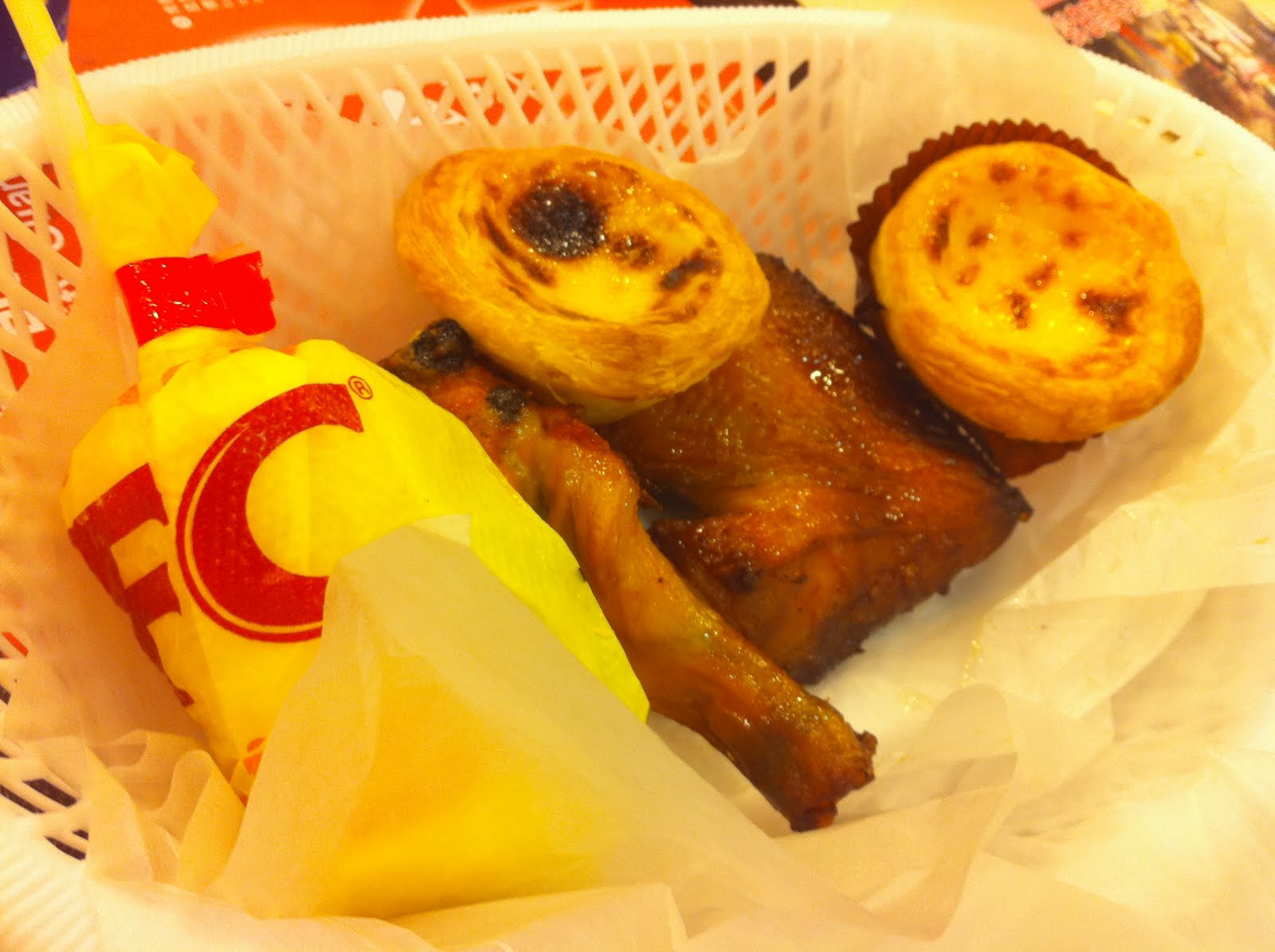 Food Matters!: Off the Trail: Hong Kong - KFC Portugese Egg Tarts ...