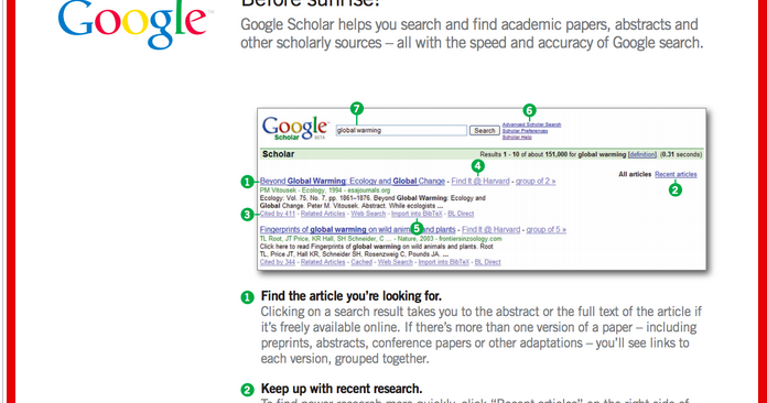 7 Tips to Effectively Use Google Scholar ~ Educational Technology and ...