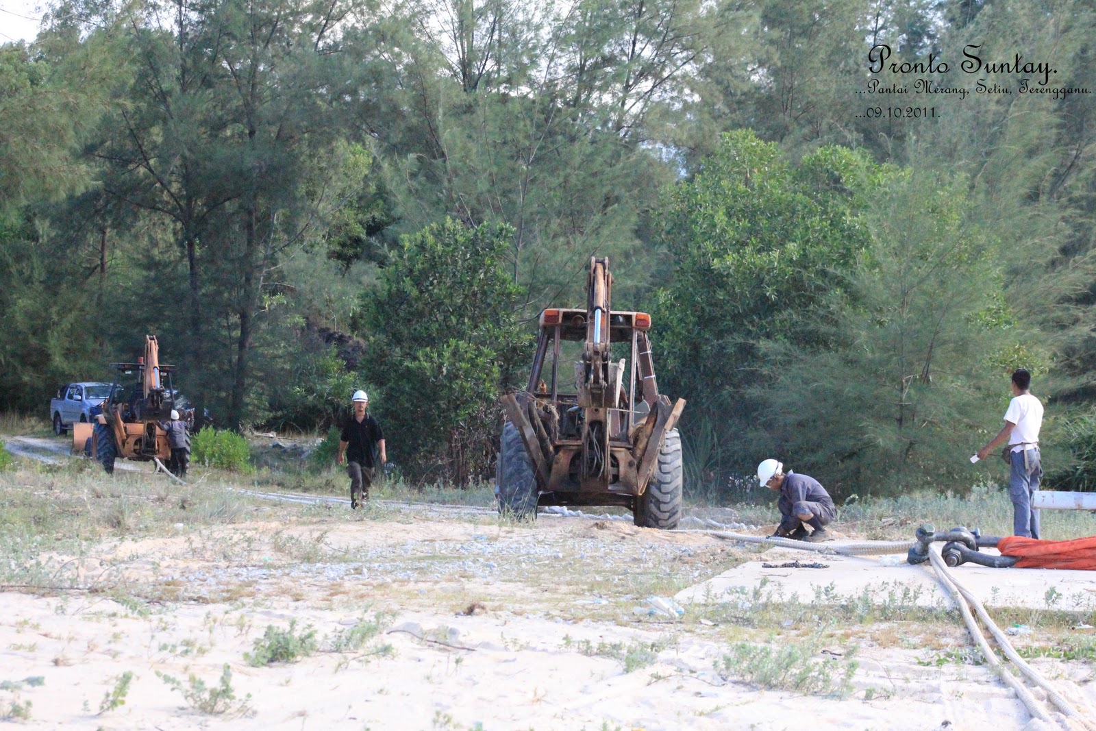 Mustaqqim Sharif: MV. Setia Tangkas - Bollard Pull Test - 09.10.2011