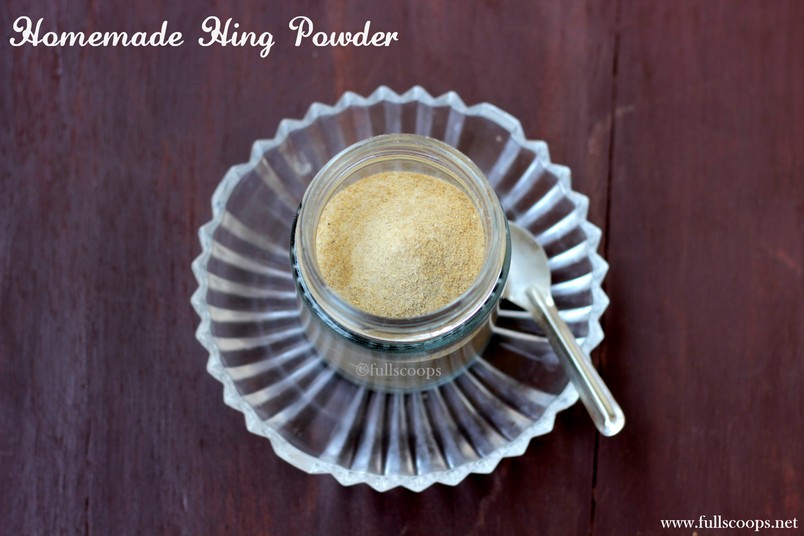 Homemade Hing Powder ~ Full Scoops - A food blog with easy,simple ...