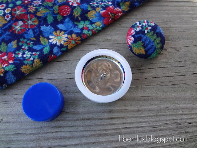 Fiber Flux: How To Make Fabric Covered Buttons