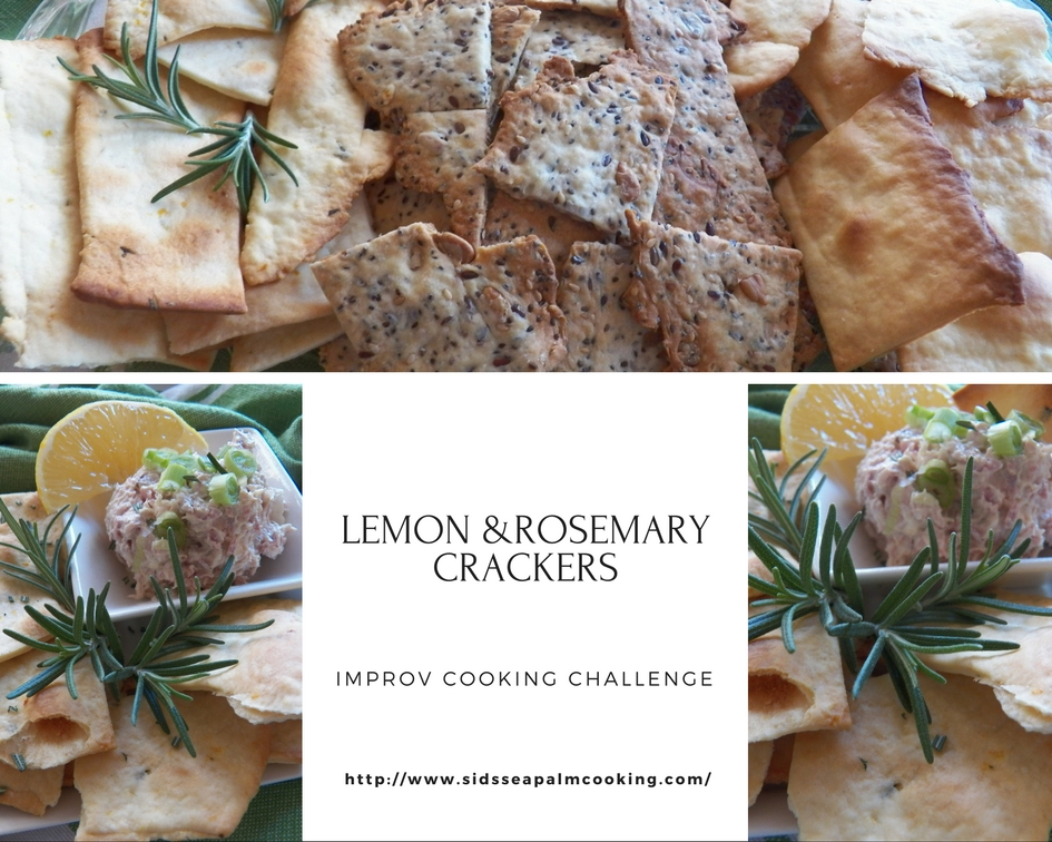 Lemon and Rosemary Crackers - Sid's Sea Palm Cooking