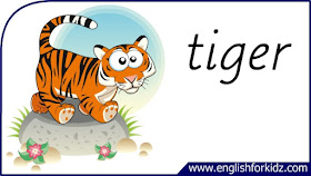 English for Kids Step by Step: Wild Animals Flashcards