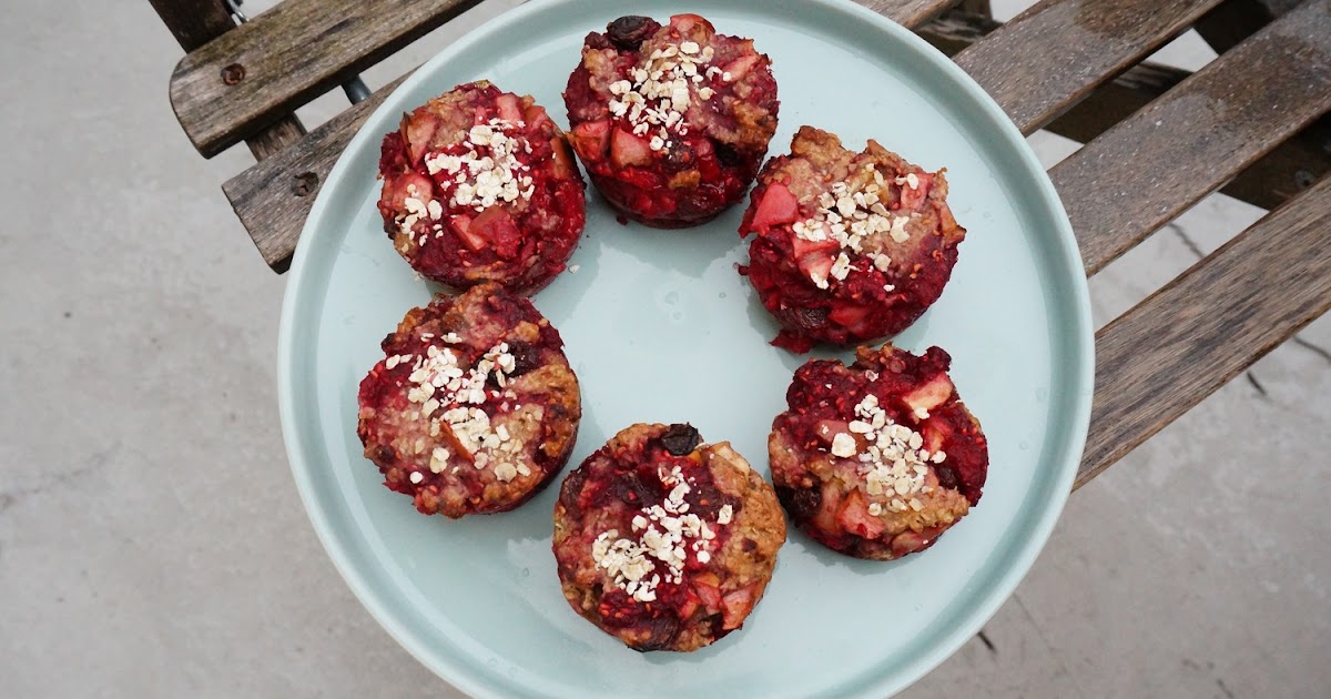 Farine d'étoiles: Muffins muesli aux fruits rouges (vegan)