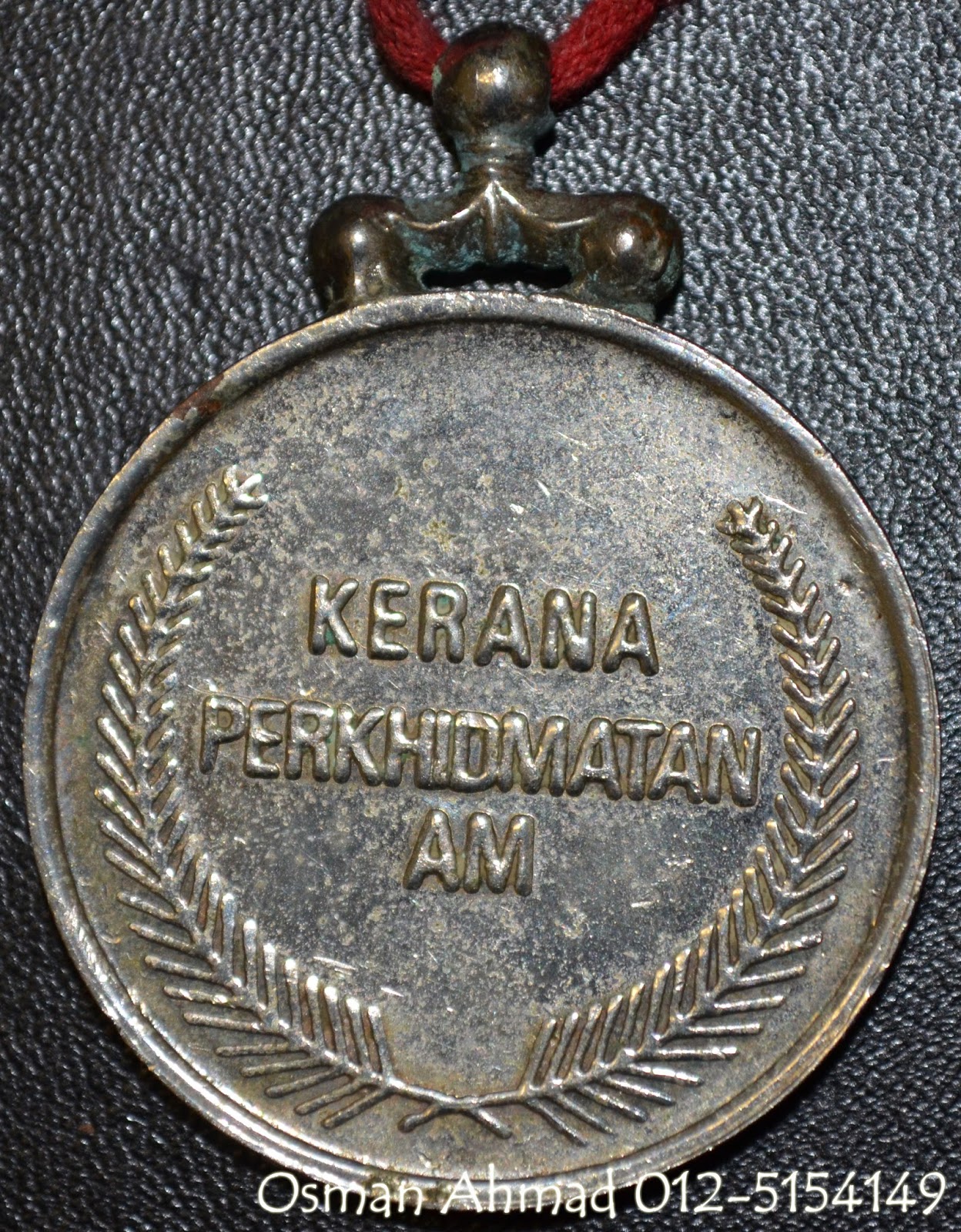 Osman Saudagar Antik: 1960: Pingat Kerana perkhidmatan Am