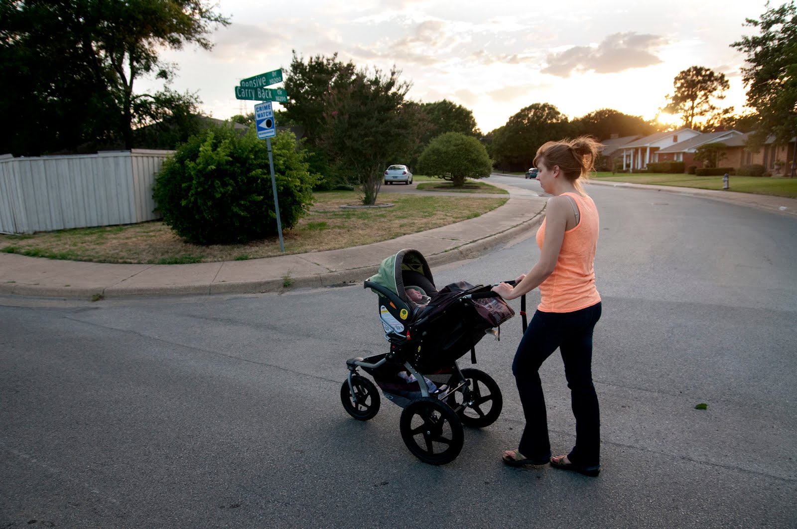 McWhorter Family Blog: First Stroller Walk