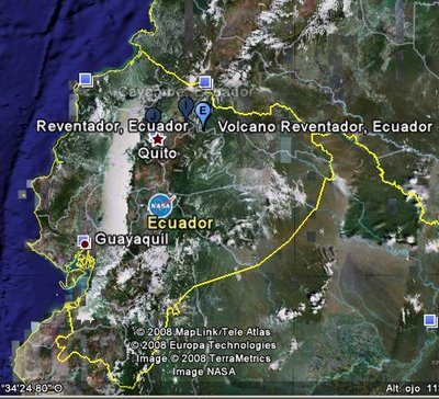 GEOLOGY around the world: Volcán Reventador, Ecuador