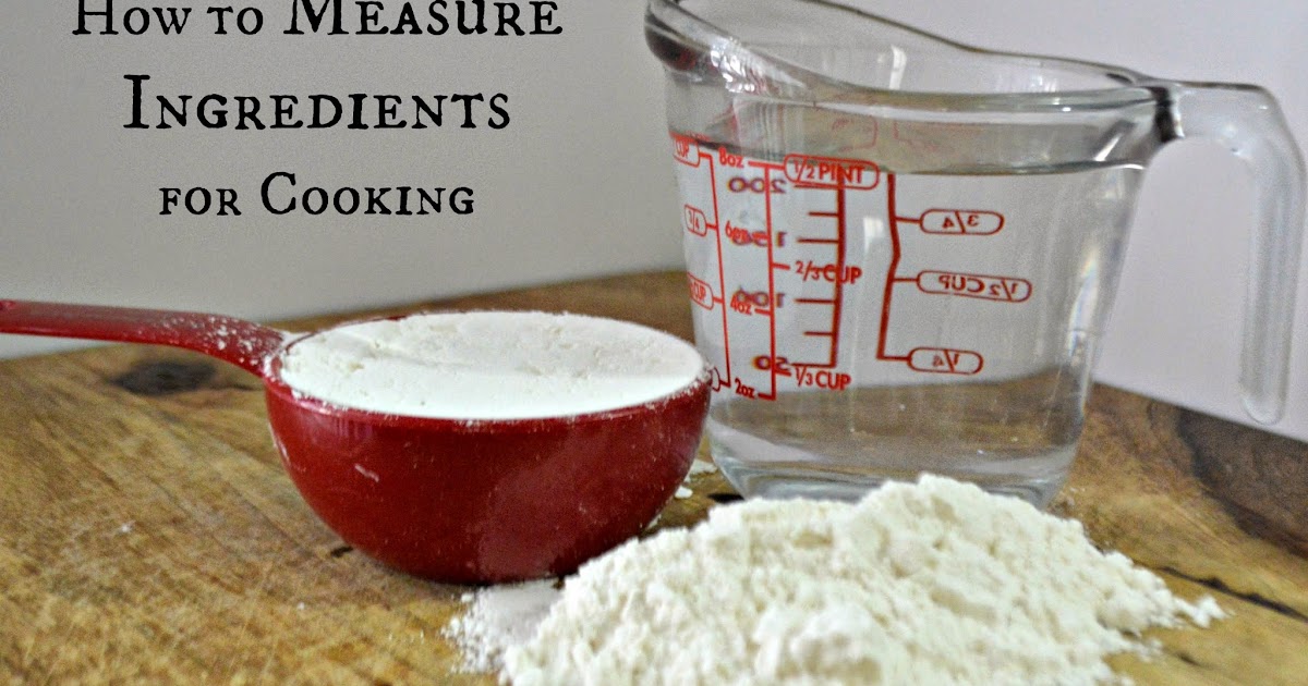 Apples to Applique: Two-Minute Tuesday #4: How to Measure Ingredients ...