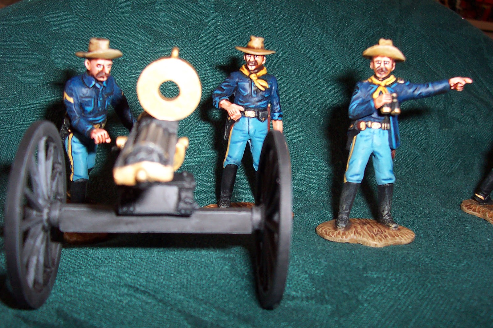 Morgan Miniatures: MORGAN MINIATURES US CAVALRY GATLING GUN AND 3 CREW