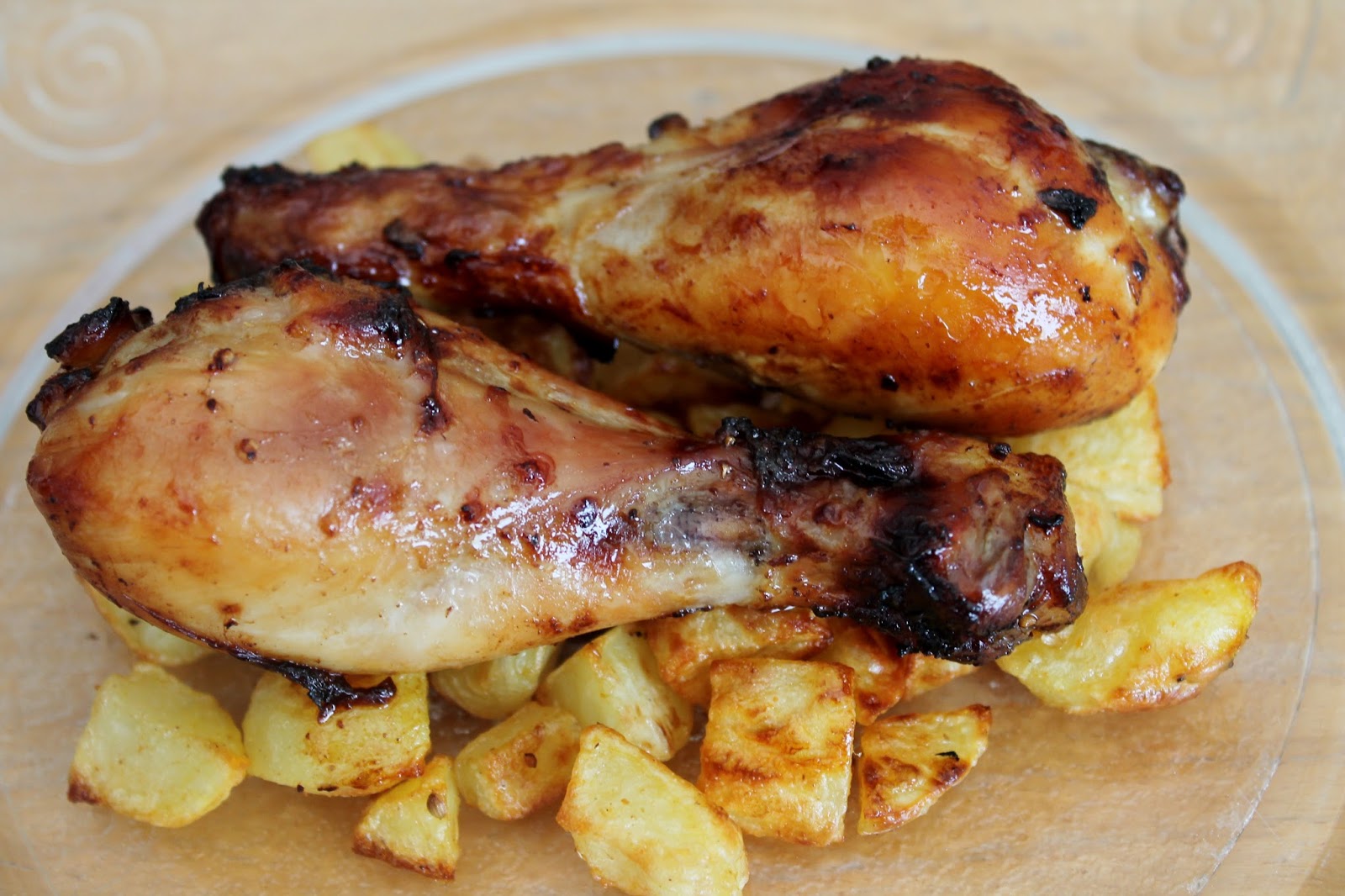 Pilons de poulets marinés grillés