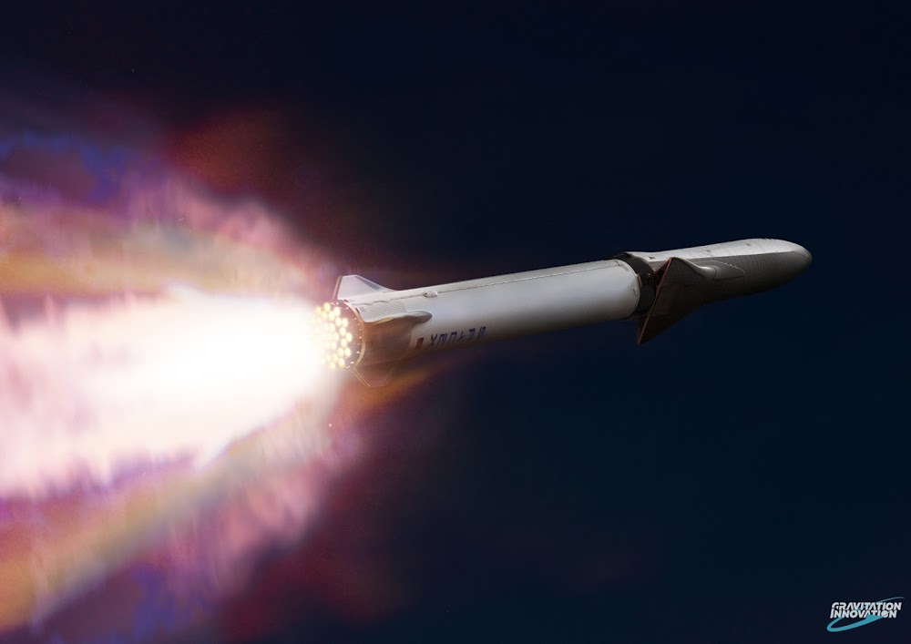 Big Falcon Rocket images by Gravitation Innovation | human Mars