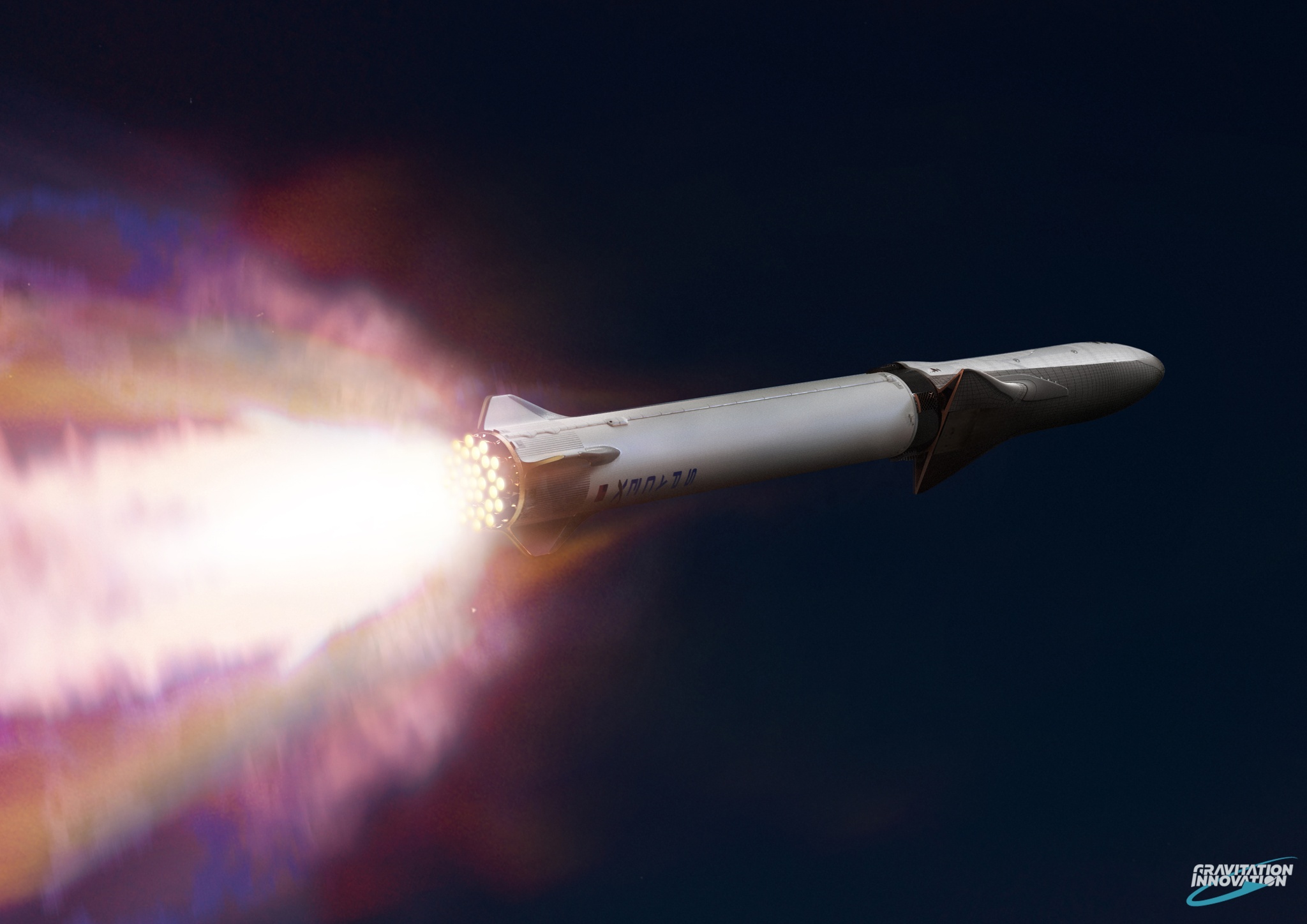 Big Falcon Rocket images by Gravitation Innovation | human Mars