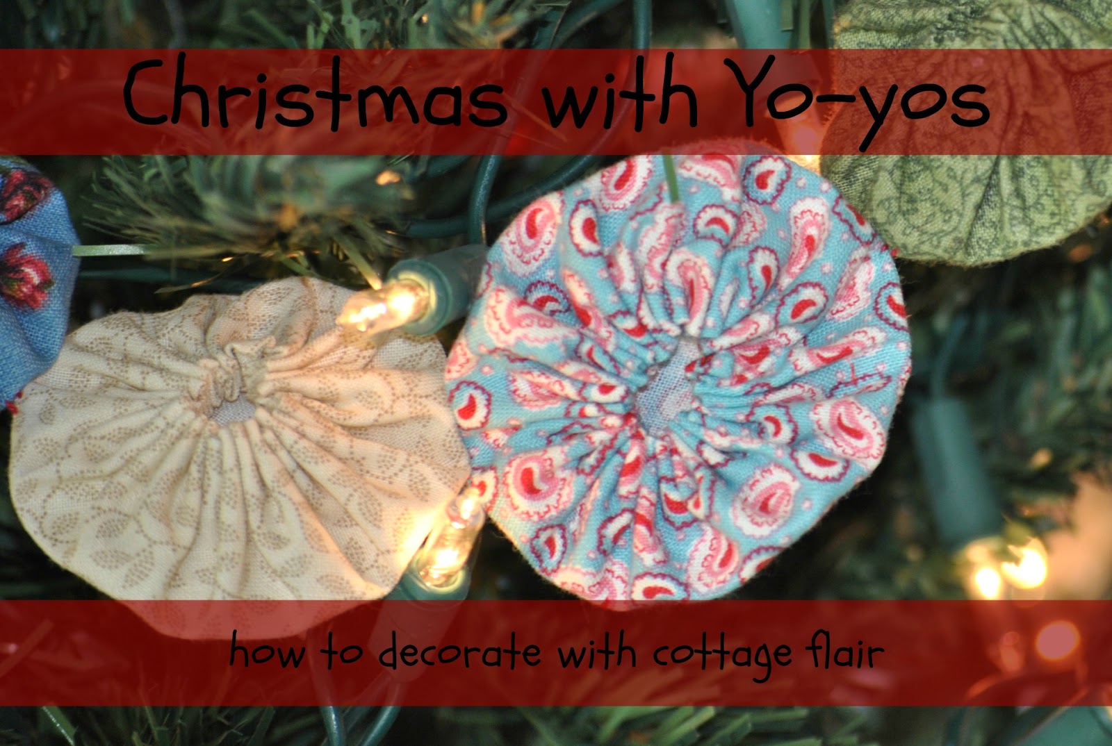 Kati's Corner: Christmas Yo-yo Decor