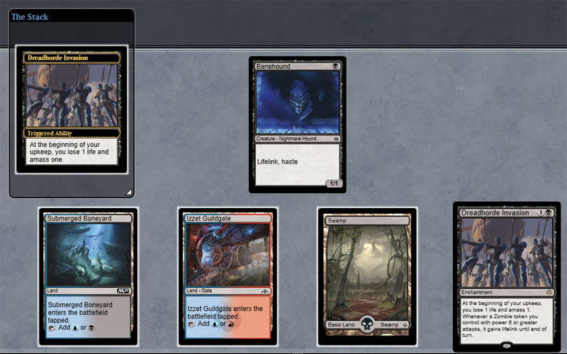 Magic the Gathering Adventures: WAR Grixis Amass + Proliferate