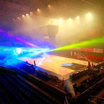 GEDUNG OLAHRAGA UNIVERSITAS NEGERI YOGYAKARTA: Spectacular Show...NBL ...