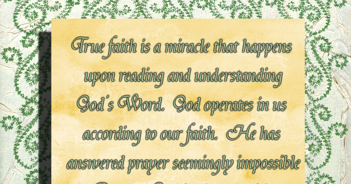 True Faith