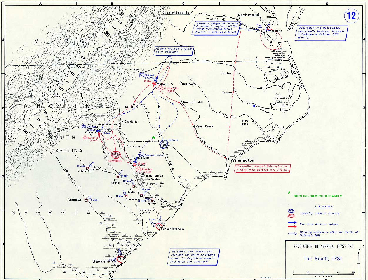 Back Pages for The Family of Burlingham Rudd Blog: 1781 Revolutionary ...