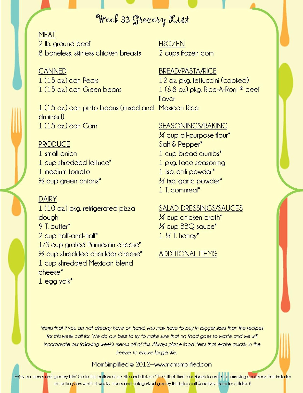 MomSimplified Week 33 Menu And Grocery List momsimplified-week-33-menu-and-grocery-list
