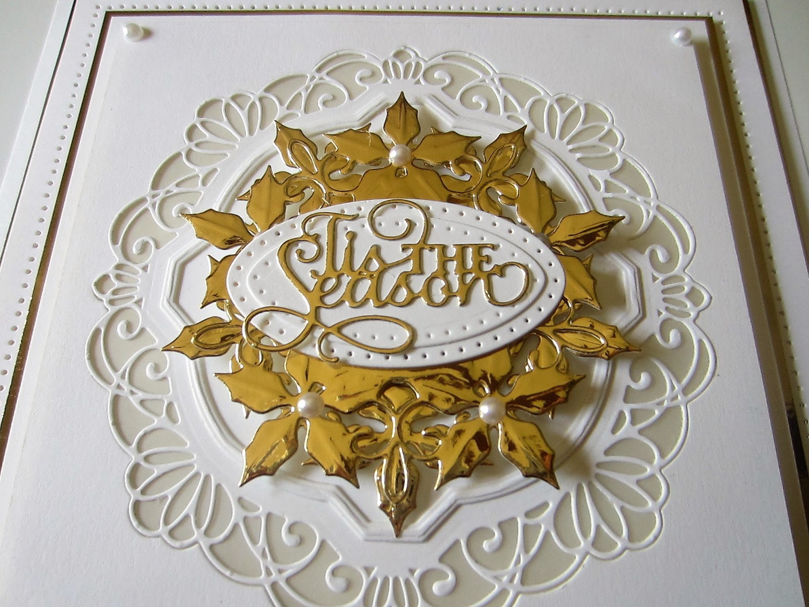 PartiCraft (Participate In Craft): Elegant Gold Card