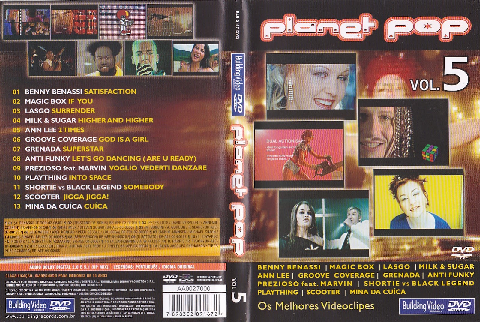 DVD Planet Pop Vol. 5 - 2004