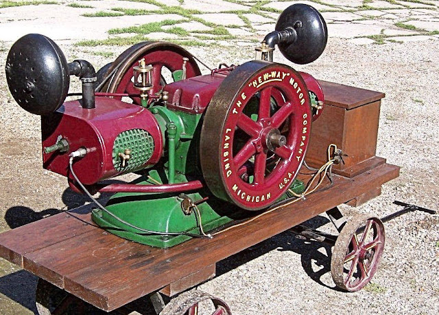 New Way Engine Stations: REGISTRY "NEW WAY" - Twin Horizontal Cylinders