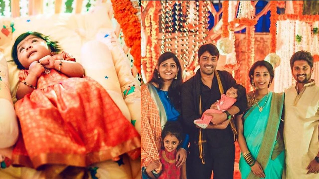 Allari Naresh’s Daughter Grand yet Intimate Cradle Ceremony | Indian ...